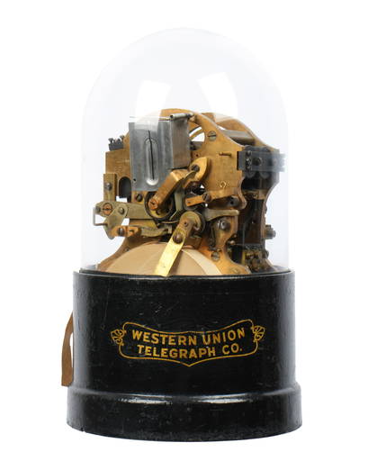 Western Union Model 35 A Stock Ticker Tape Machine