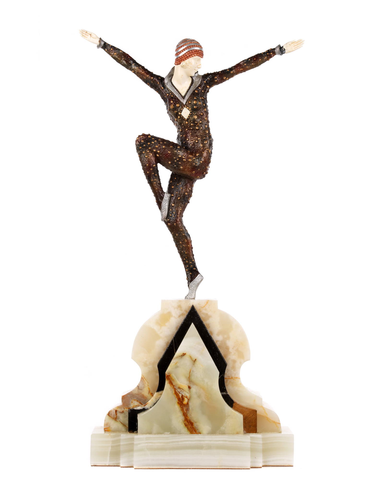 Dimitri Chiparus Bronze Deco Dancer Sculpture Auction
