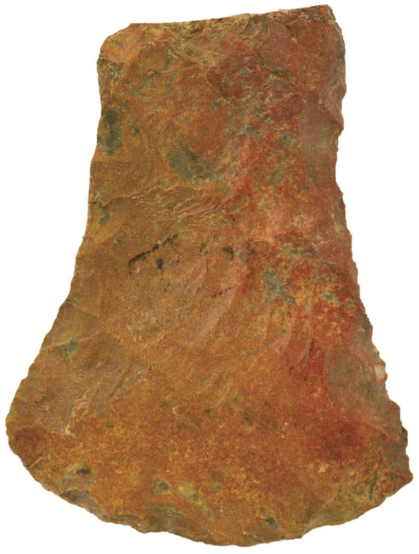 5 1/2" Flared Bit Spade. MO. Ex-Jack Roberts.