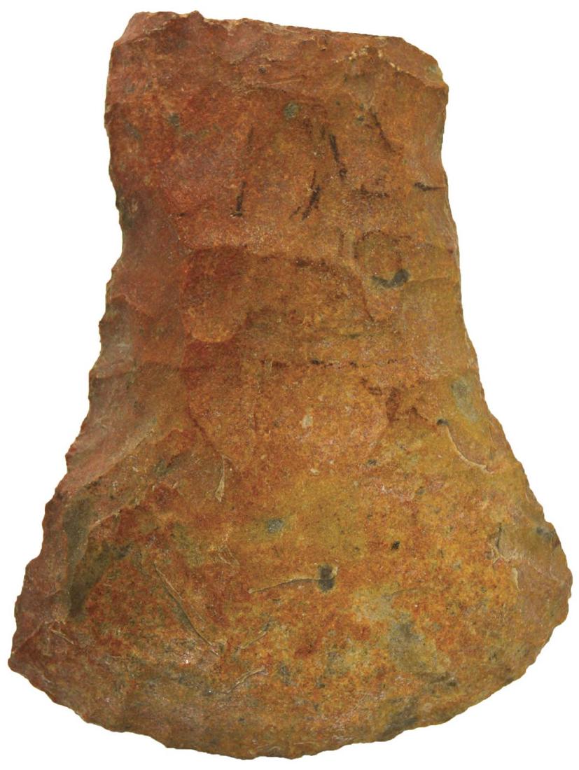 5 1/2" Flared Bit Spade. MO. Ex-Jack Roberts.