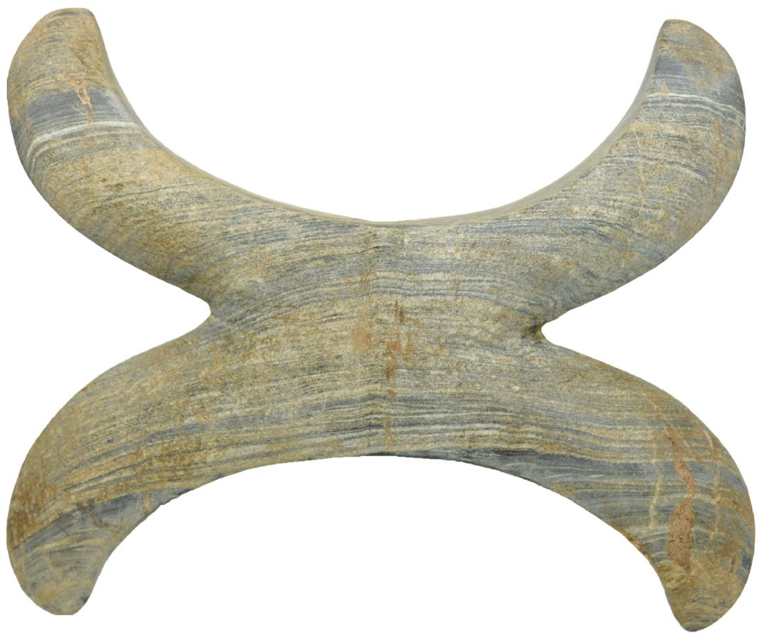 5 7/16" Double Crescent Bannerstone. Earl Townsend