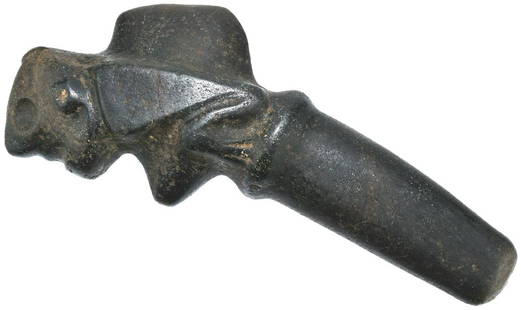 10 1/4" Taino Monolithic Axe. Davis Coa. Hispaniola. Greenstone.