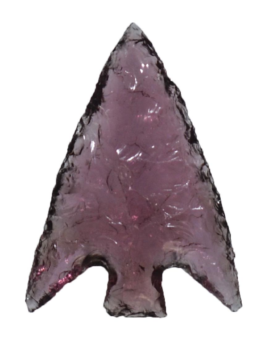 1" Historic Wintu Bottle Glass Point. California.