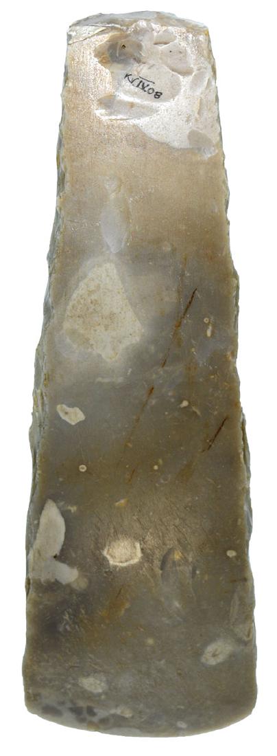 7" Danish Celt. Denmark. Highly polished with flaked