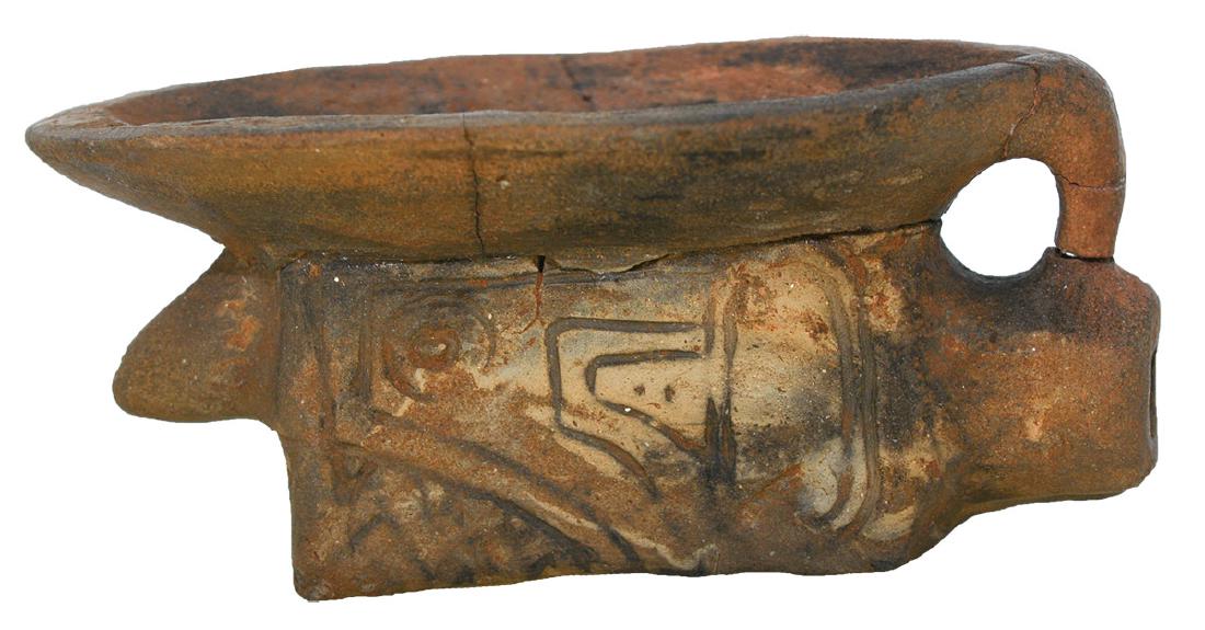 Rare 2 7/8" "Long Nose god" Pipe. Pictured in