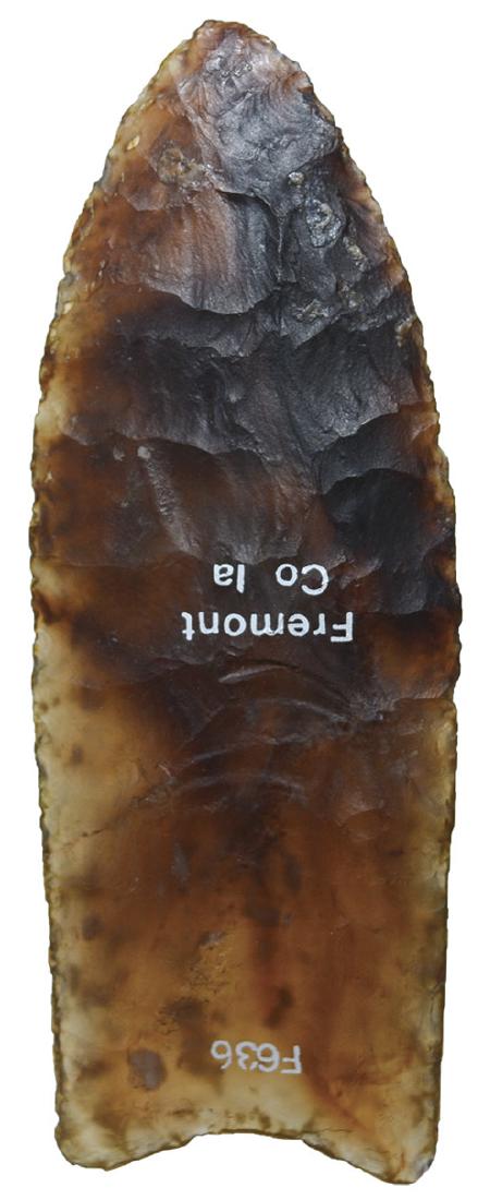 Translucent Knife River Flint Clovis. One Of The Best.