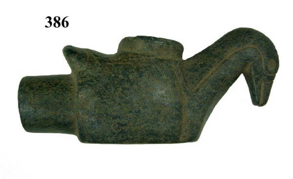 8 1/8" Steatite Great Pipe. Rst. Davis Coa