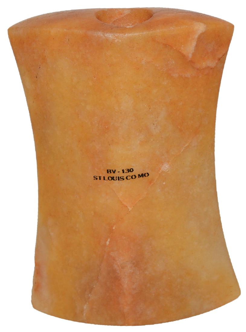 3 1/4" Quartz Hourglass Bannerstone. Ex-Earl Townsend.