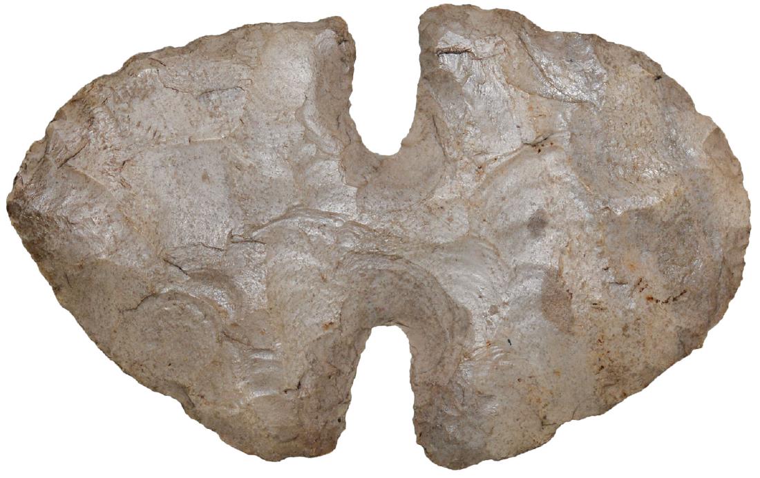 Rare Flint Butterfly Bannerstone. Pictured in Knoblock