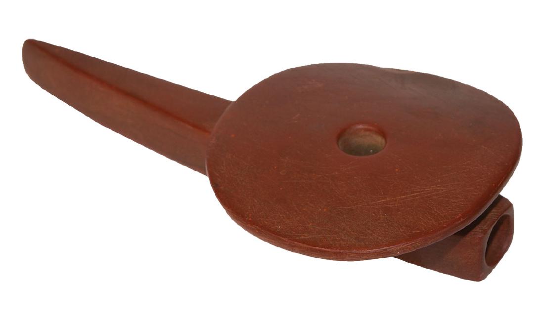 7 7/8" Catlinite Disk Pipe. From a Hamilton Co, OH - May 18, 2019 ...