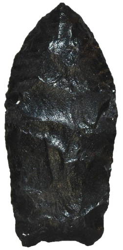 2 5/8" Black Rock Concave. Unfluted Clovis style. - Nov 02, 2019 | Tony Putty Artifacts in IN