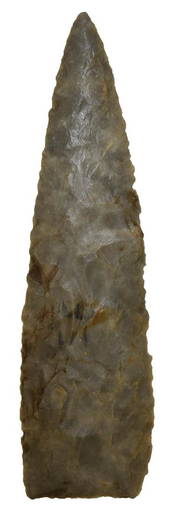 4 3/8" Archaic Fleshing Knife. Rogers Coa. Texas.