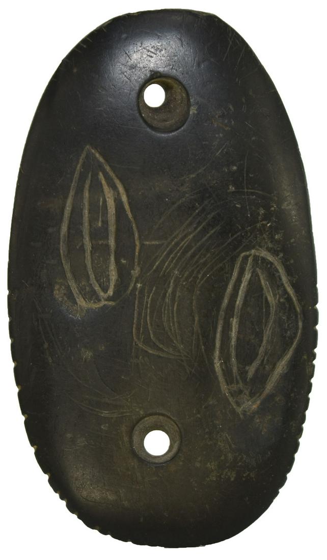 3" Engraved Gorget once in the Teill Collection.. - May 30, 2020 | Tony ...