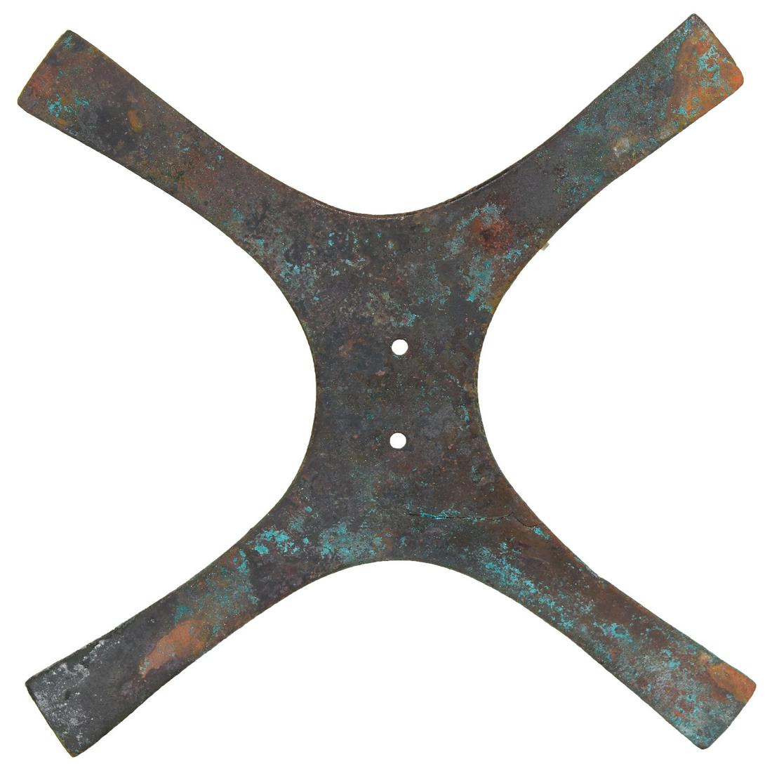 For Auction: Hopewell Copper Reel Gorget from the Dilley Collection ...