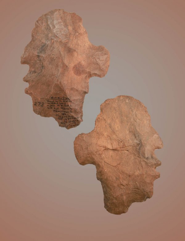 296: Rare Offering: "The Great Flint Face". Waverly,