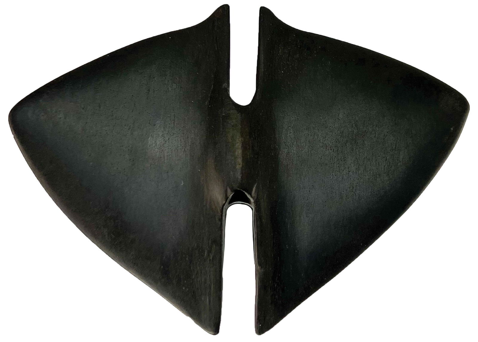 7" Double Notched Winged Bannerstone. One Of The Finest Of Its Type