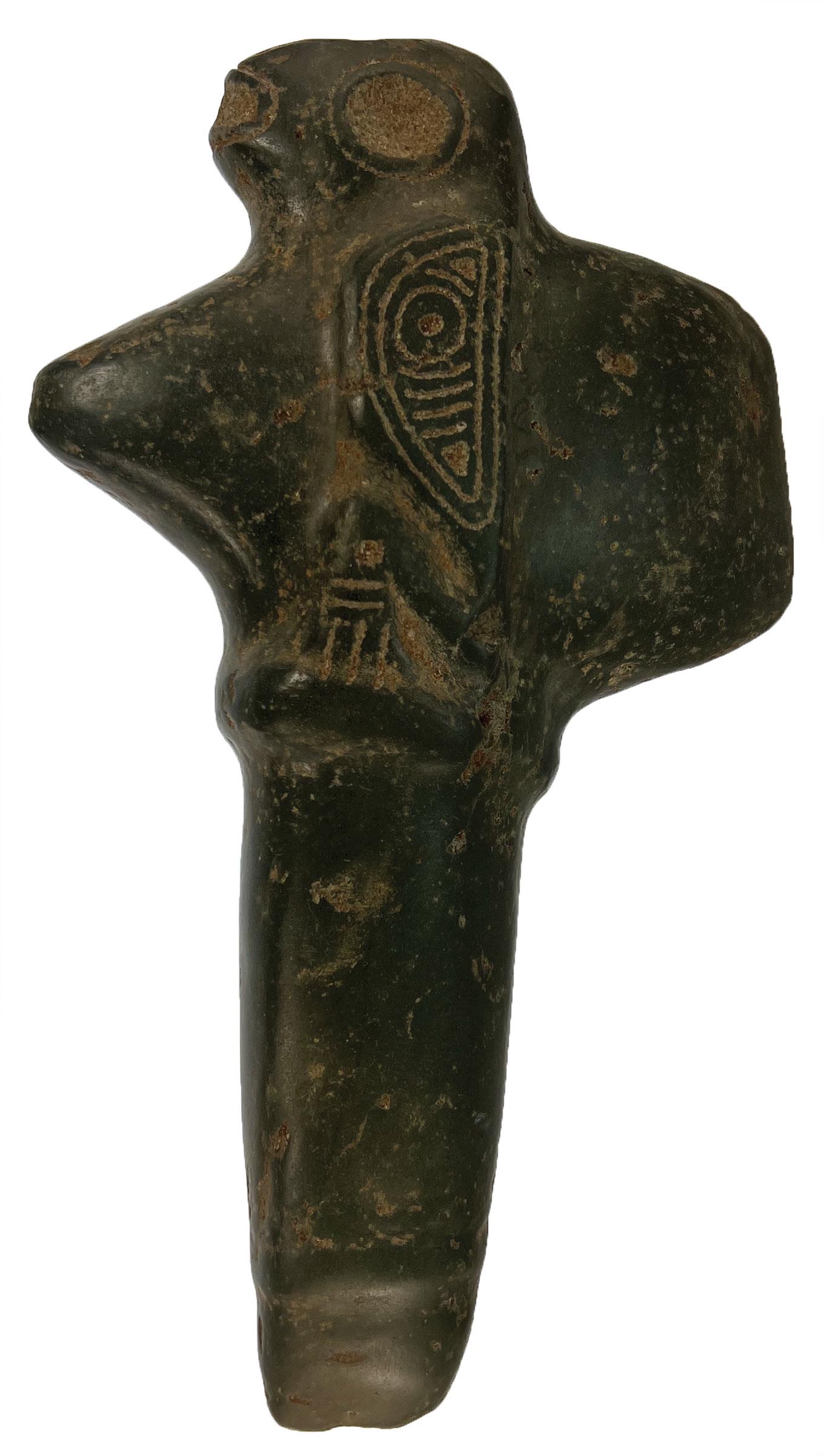 10 1/4" Taino Monolithic Axe. Davis COA. Hispaniola. Greenstone. (#0210 ...