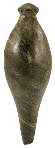 4 3/4" Knob Top Charmstone. CA. Pictured in WW#12, p494 (#0050) on Oct ...