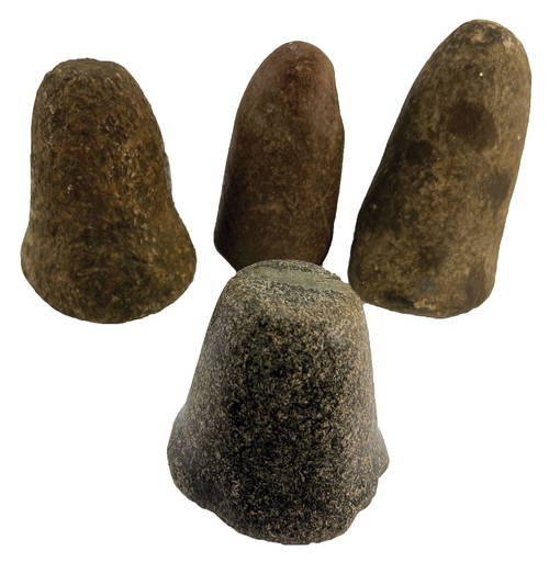 Four nice Hardstone Hand Pestles (3 1/2"-4"). Jackson Co, IN. - Oct 15 ...