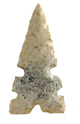 1" Five Notch Cahokia Point. Milan, MO. G10 example. Keele COA (#0211 ...