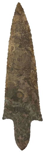 6 7/16" Beavertail Adena. Rogers COA. G10 point. Dover. Ex-Dan Stroud ...