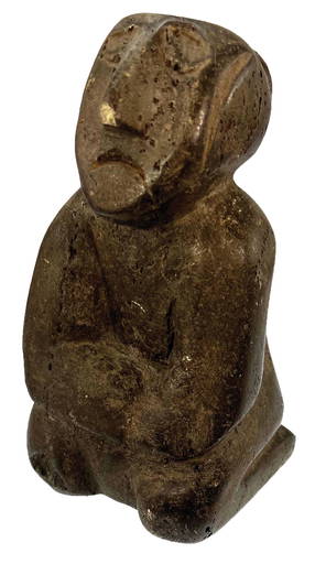 6 5/8" Historic Stone Human Effigy. Davis Coa. Rhea Co, Tn. Ex Pipes