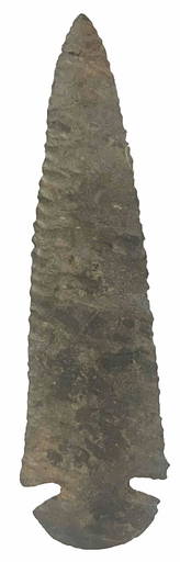 4 5/8" Dovetail. Mcnairy Co, Tn. Beautiful Flaking With Parallel Edge ...