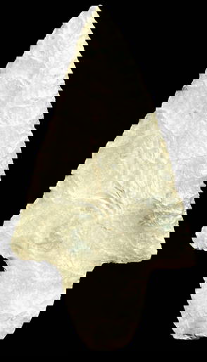 3 1/2" Adena Dickson. Harrison Co, In. Thin, .22" Max Thickness. Hornstone. Ex Dale Rector, Pat