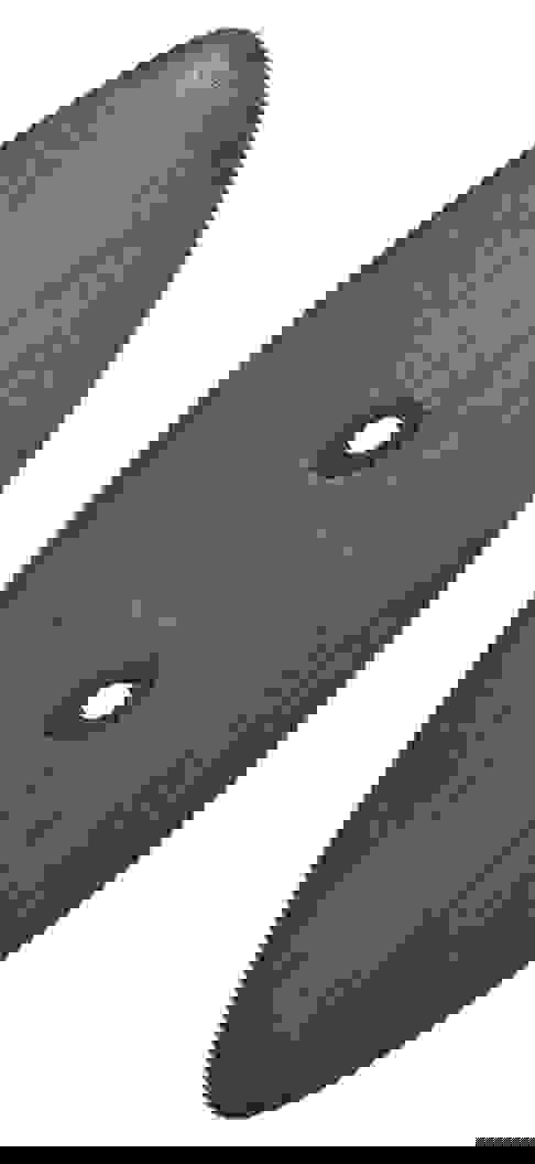 4 1/2" Elliptical Gorget. Ex Dr Charles Gish And Ray Fraser Auction