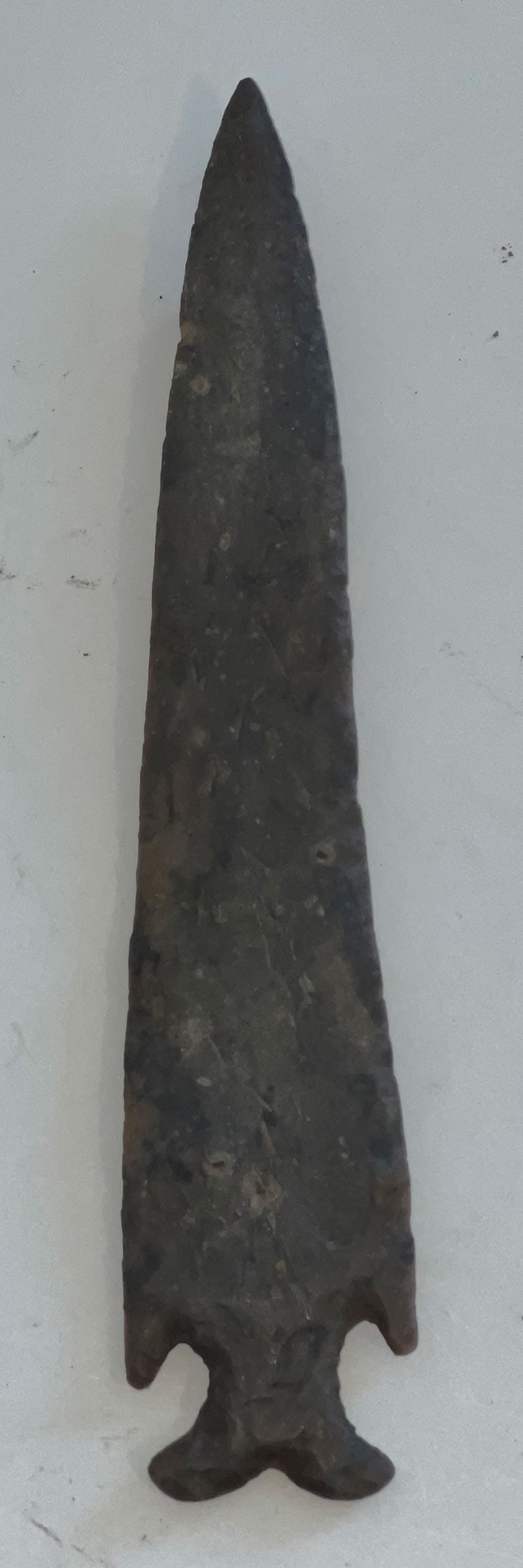 9" Large Spear Point. Ex-david Cunningham. Auction