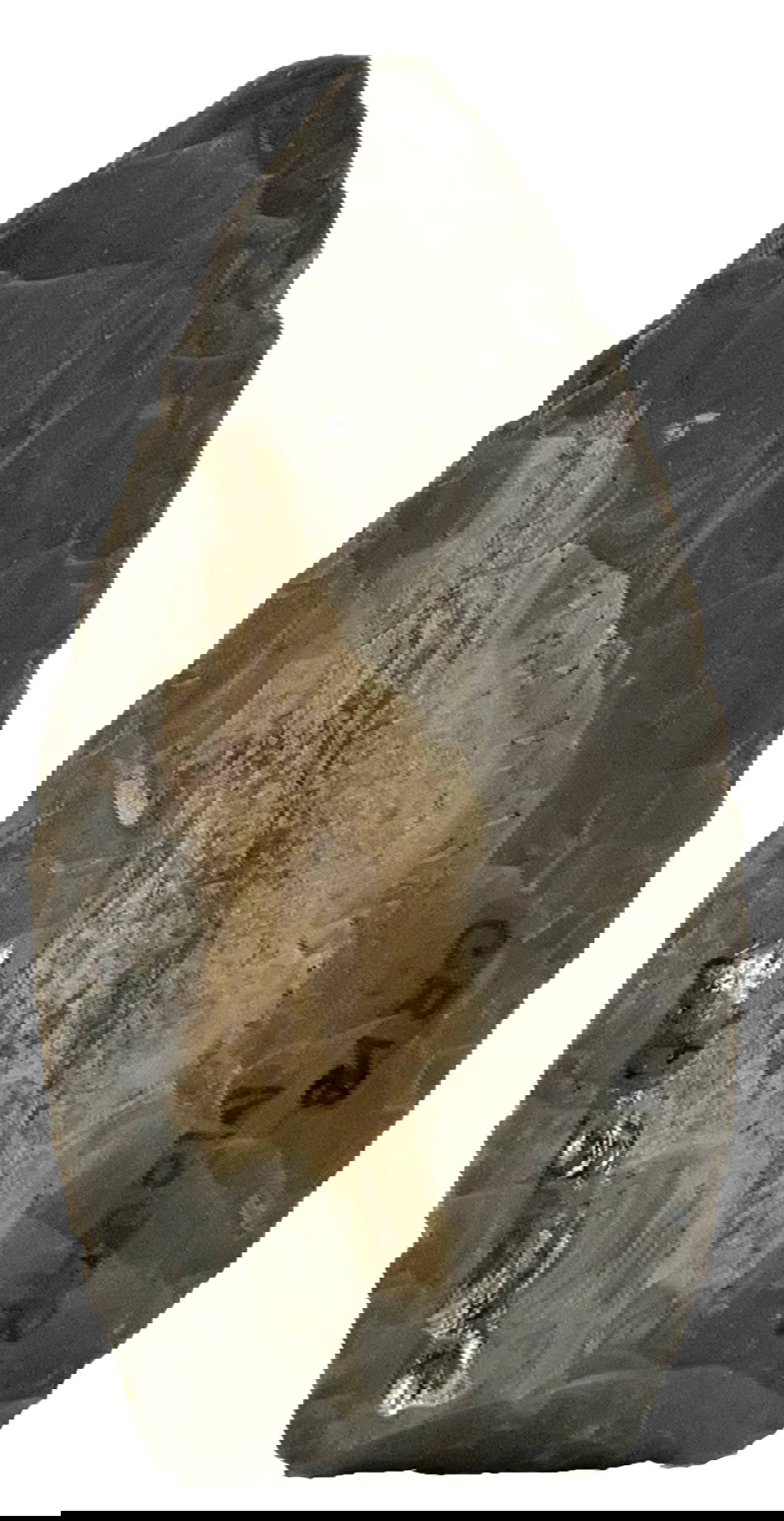 4 1/2" Crib Mound Blade. Hornstone. Signed By Art Gerber. Ex Tom ...