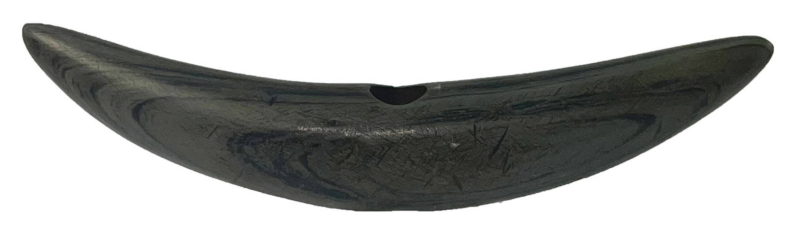 6" Curved Pick Bannerstone. Lorain Co, Oh. Ex Col. Raymond Vietzen. Auction