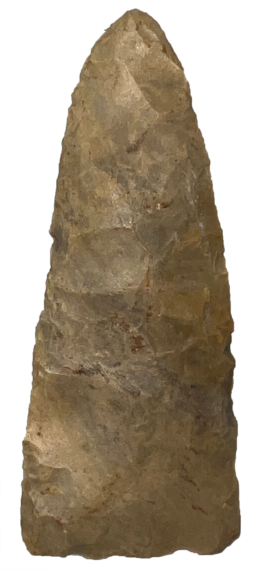 3 3/8" Copena. Tan/brown Chert. Hancock County, Oh. Partain Coa. Auction