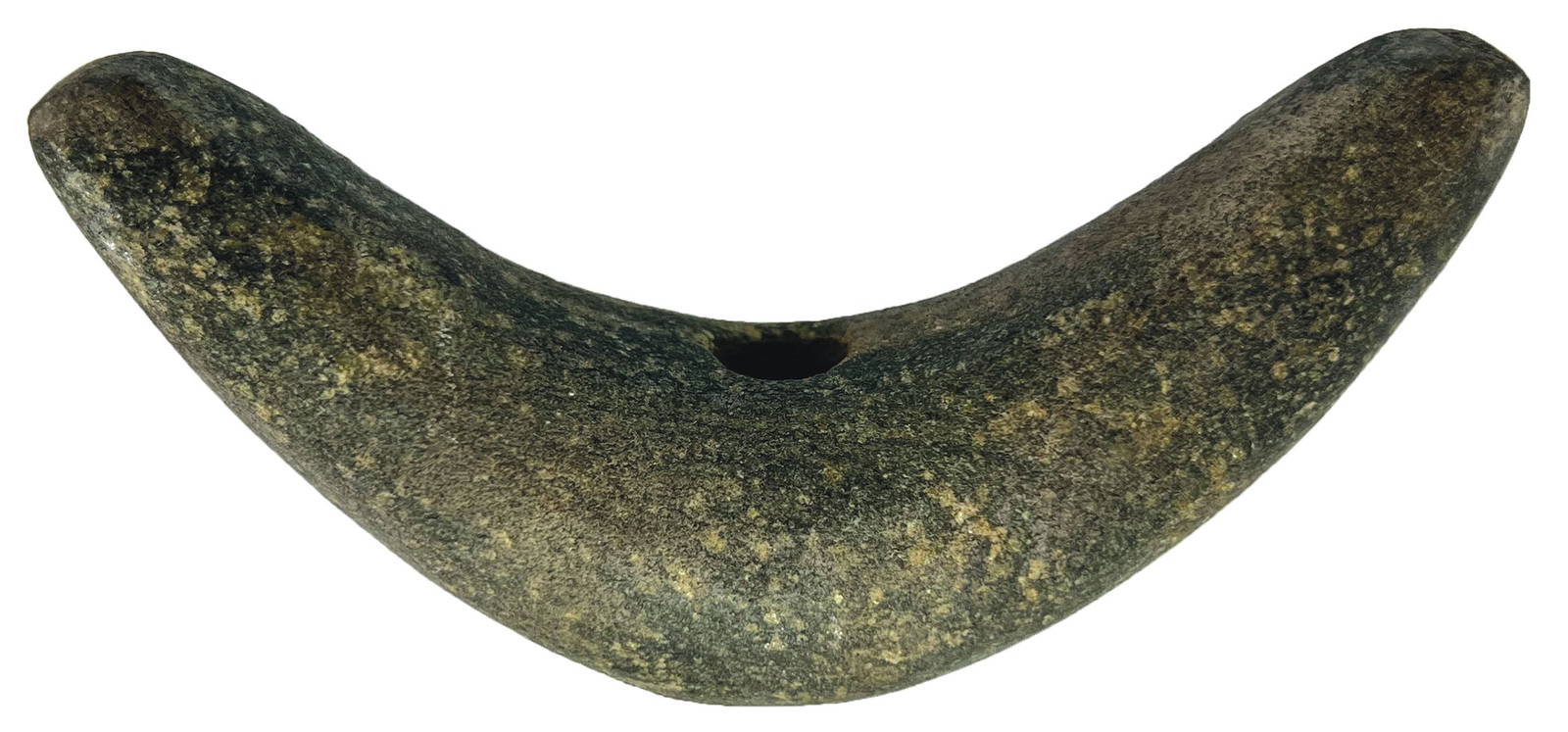 4 1/16” Curved Pick Bannerstone. Murphy, Nc. Ex Lloyd Cash. Auction