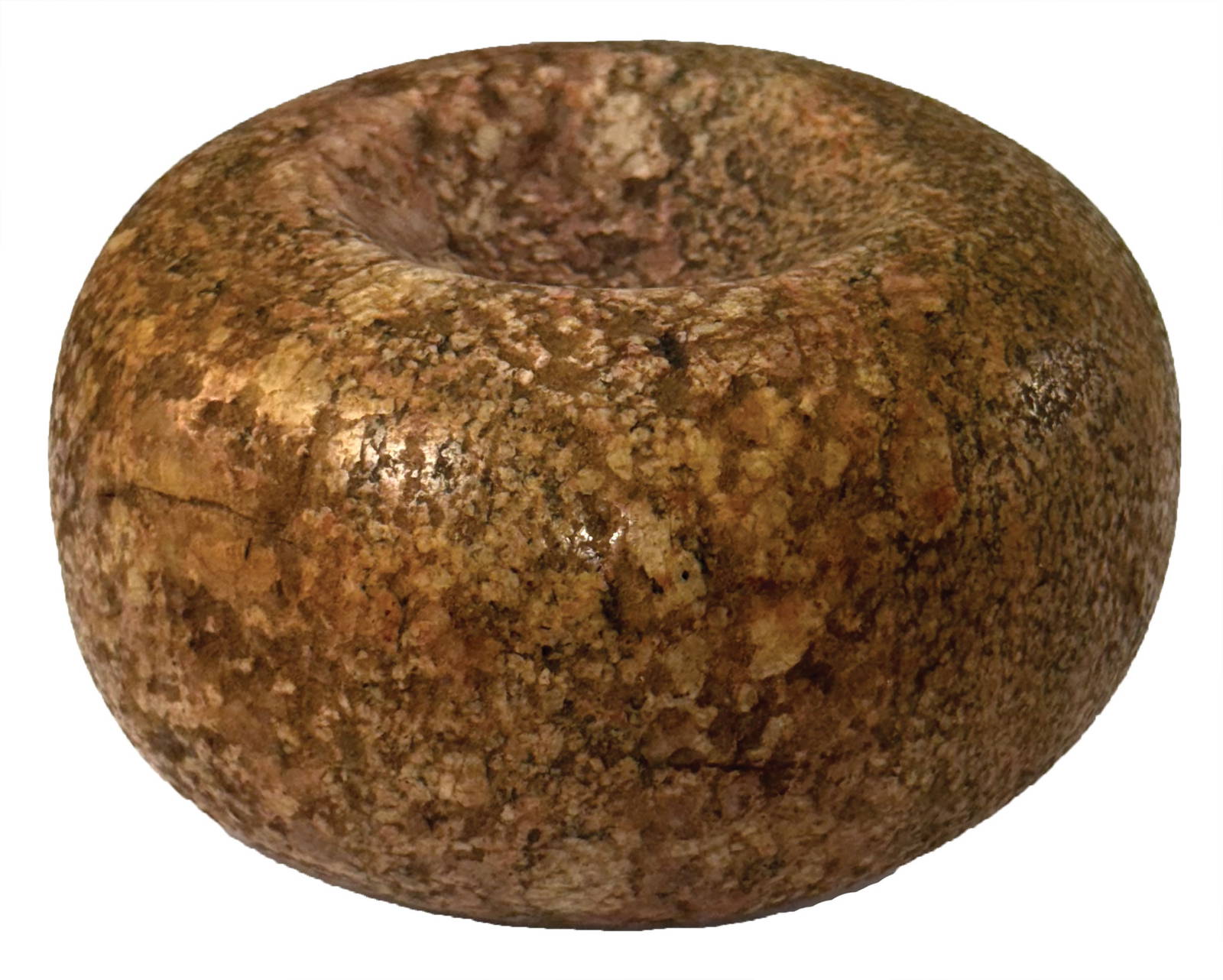 4” Double Cupped Discoidal. Indiana. Ex ??????? Auction