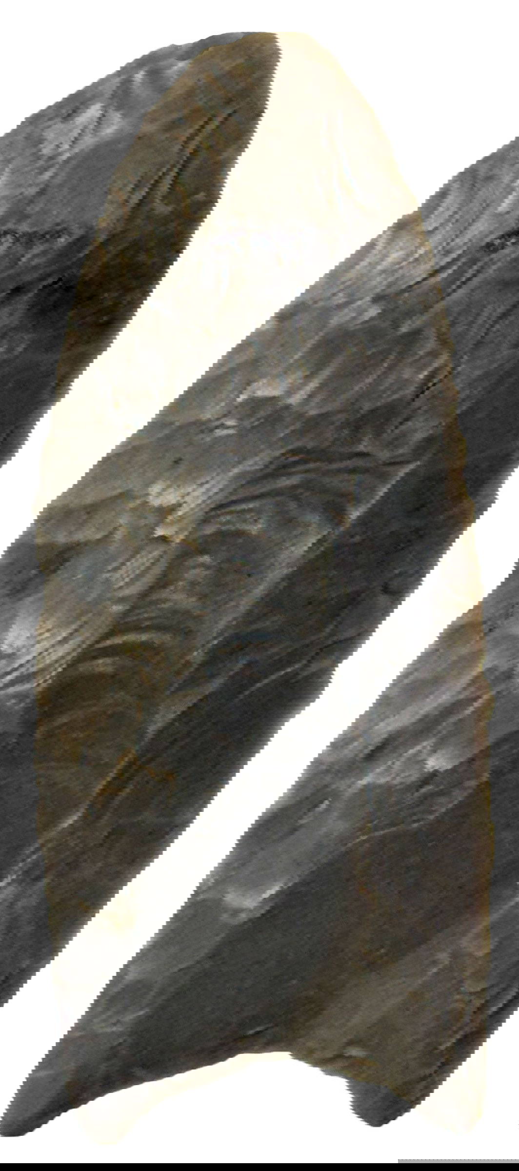 3" Clovis. Double Fluted On One Side. Cobden Chert. Wisconsin. Ex Nick Gray. Auction