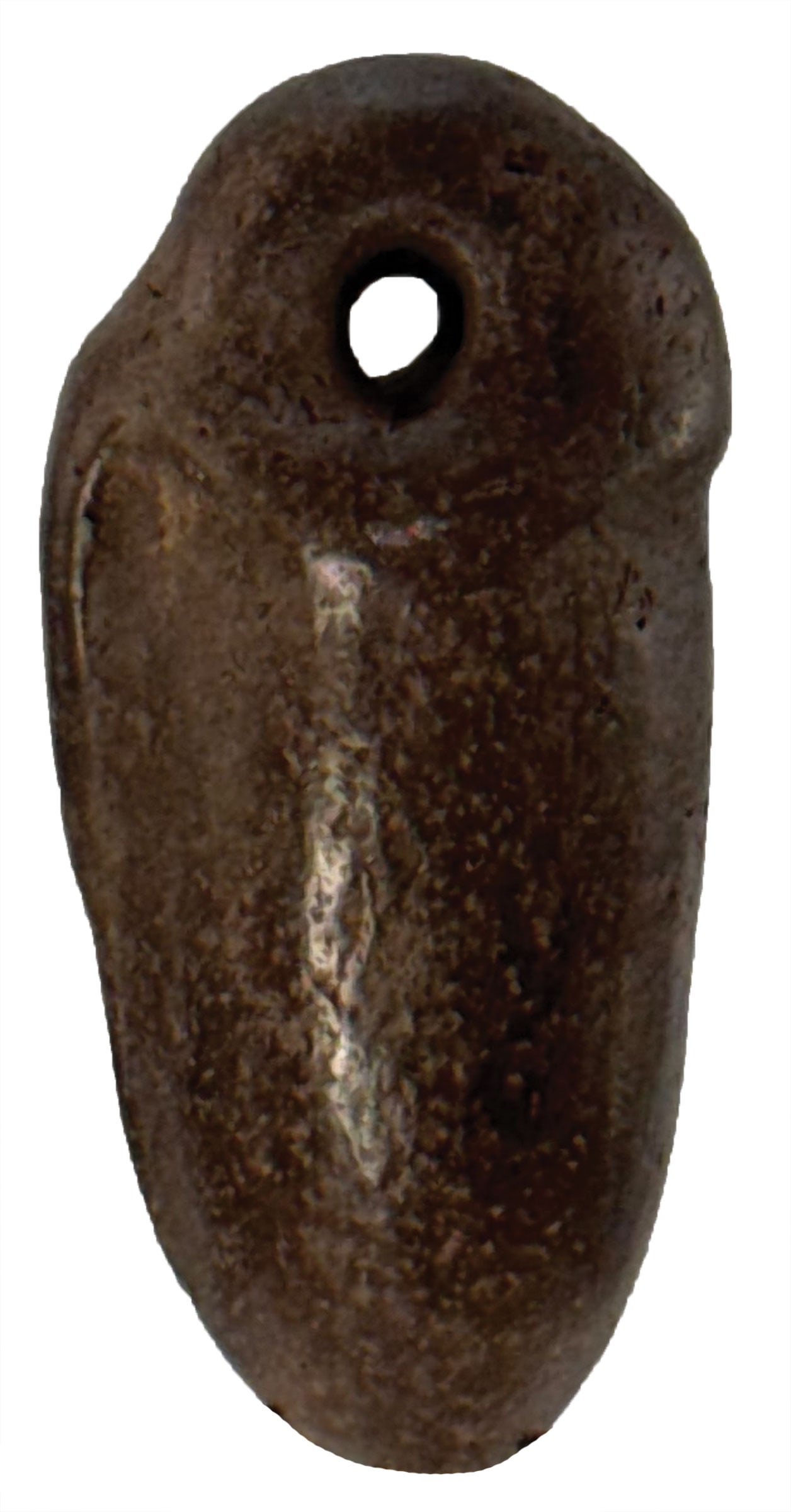 2 3/8" Bird Effigy Drilled Plummet. Hardstone. New York. Ex Pat Gaines. - Jun 14, 2025 | Tony ...