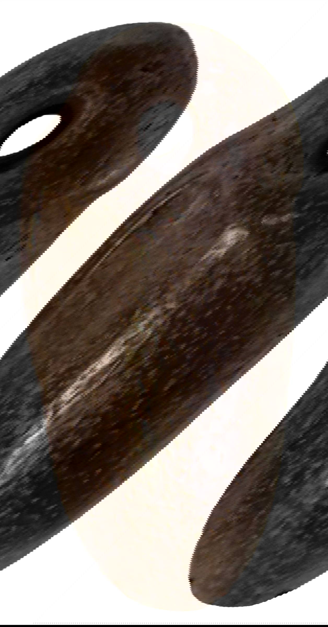 2 3/8" Bird Effigy Drilled Plummet. Hardstone. New York. Ex Pat Gaines ...