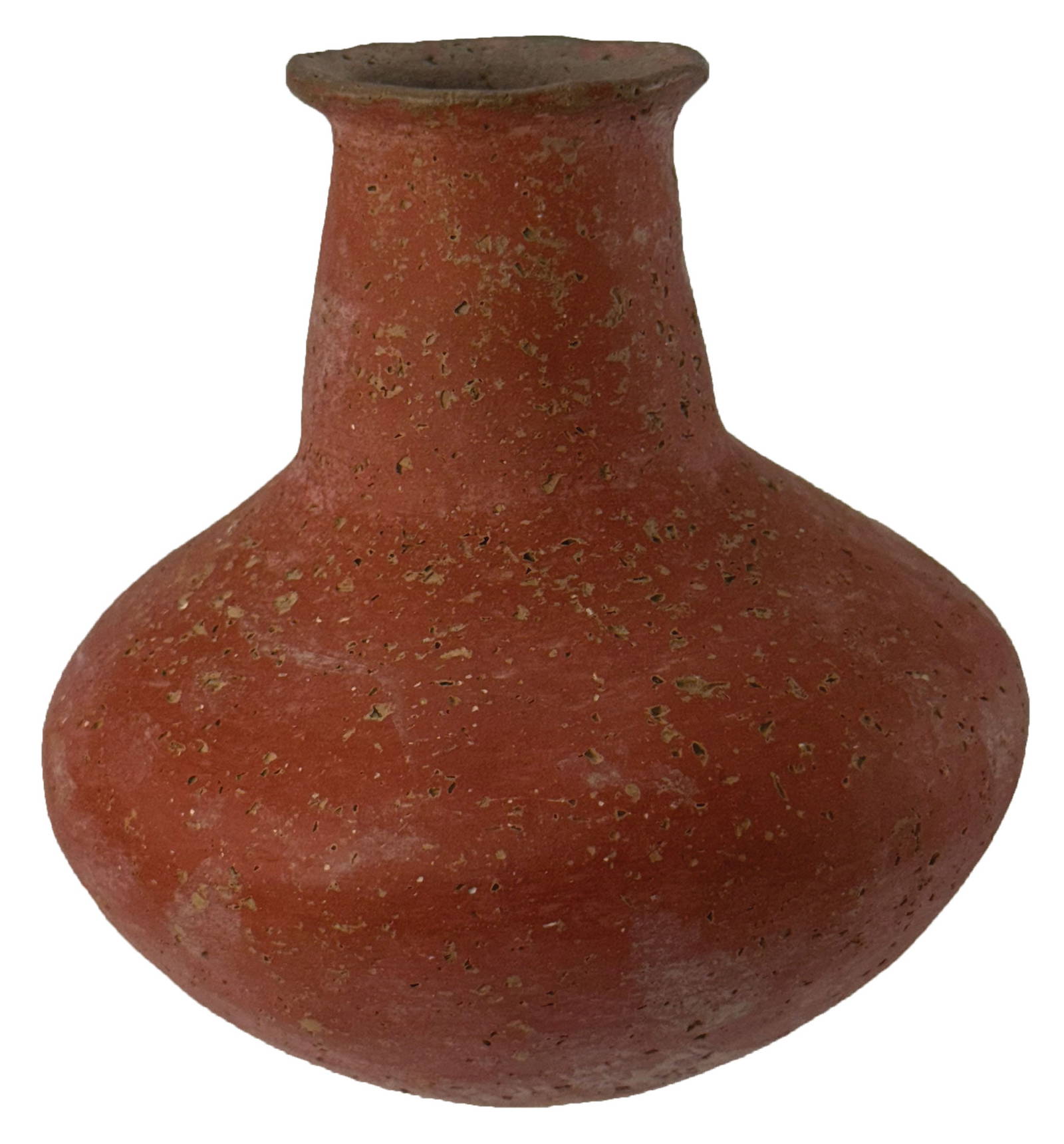 4 1/4" Old Town Red Miniature Water Bottle. Arkansas. Solid. Ex Bill ...