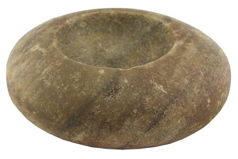 5 1/4" Double Dimple Discoidal. Quartz. Garrard Co,