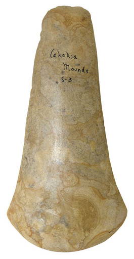 8 1/4" Polished Flint Spud. Cahokia Mounds. Madison - Aug 06, 2016 ...