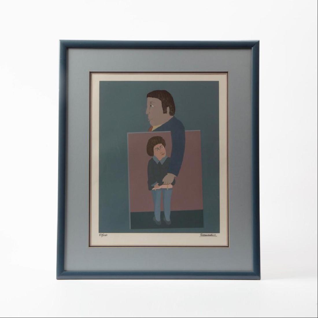 ANTONIO SAMUDIO (1934- ) PENCIL SIGNED SERIGRAPH