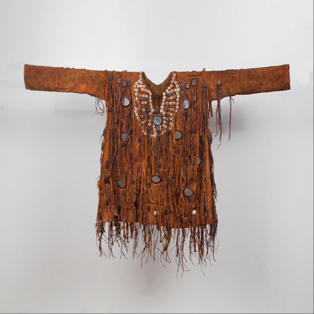 A VINTAGE MALI WEST AFRICAN HUNTER'S TUNIC