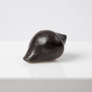 Three Pre Columbian Shell Form Ocarina Flutes