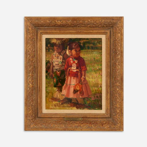 Joe Abbrescia "pow Wow Finery"(oil)