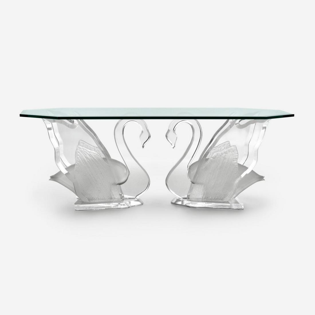 SHAHROOZ ART "Legend Swan" Coffee Table - Mar 11, 2023 | Circle Auction ...