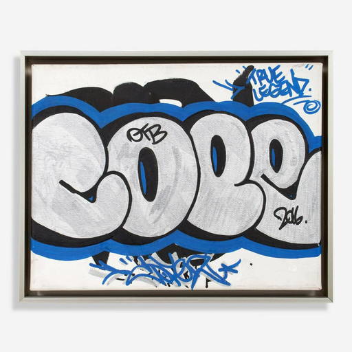 Cope2 "true Legend" (2016 Graffiti Throw Up On Canvas)