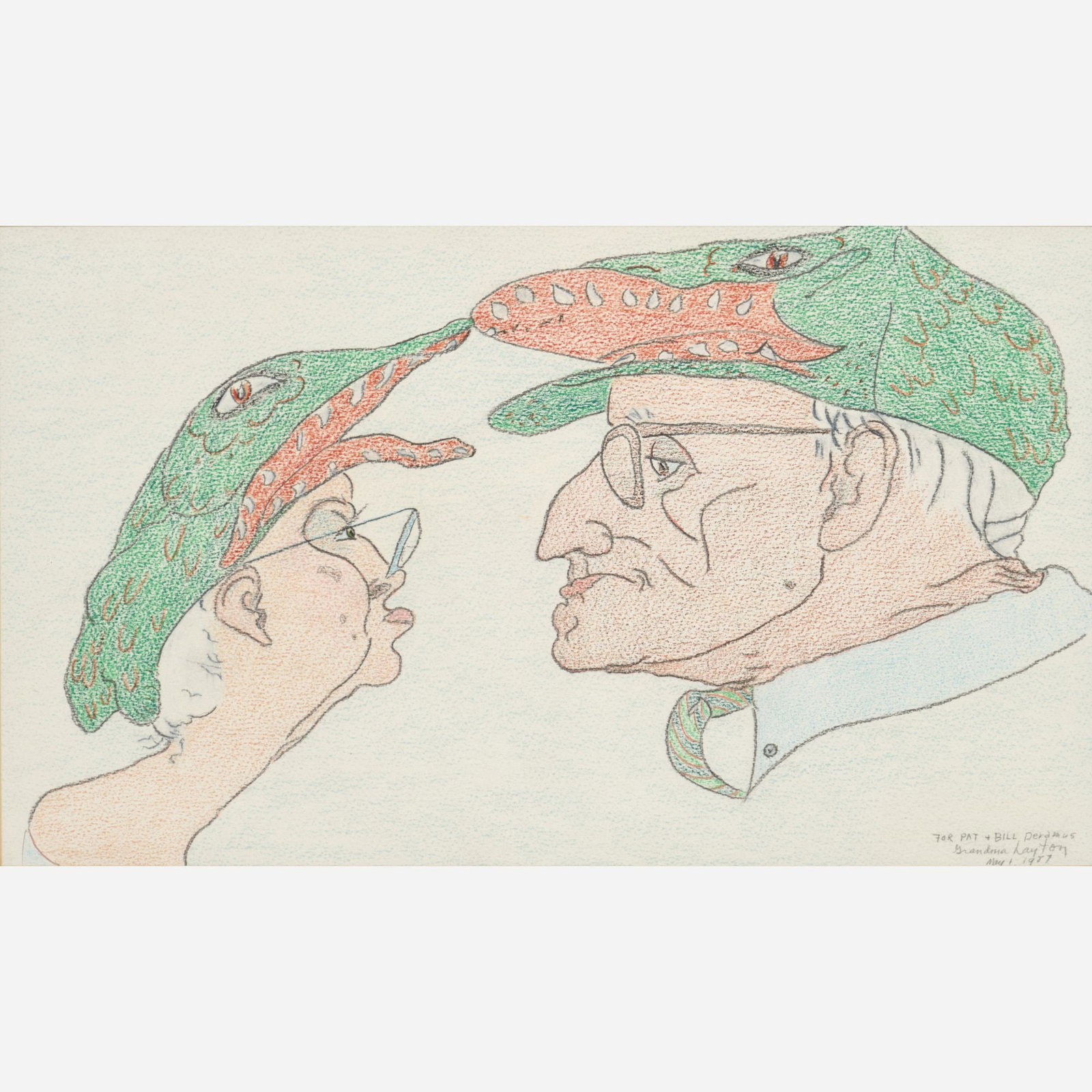 Elizabeth Layton Drawing (1987)