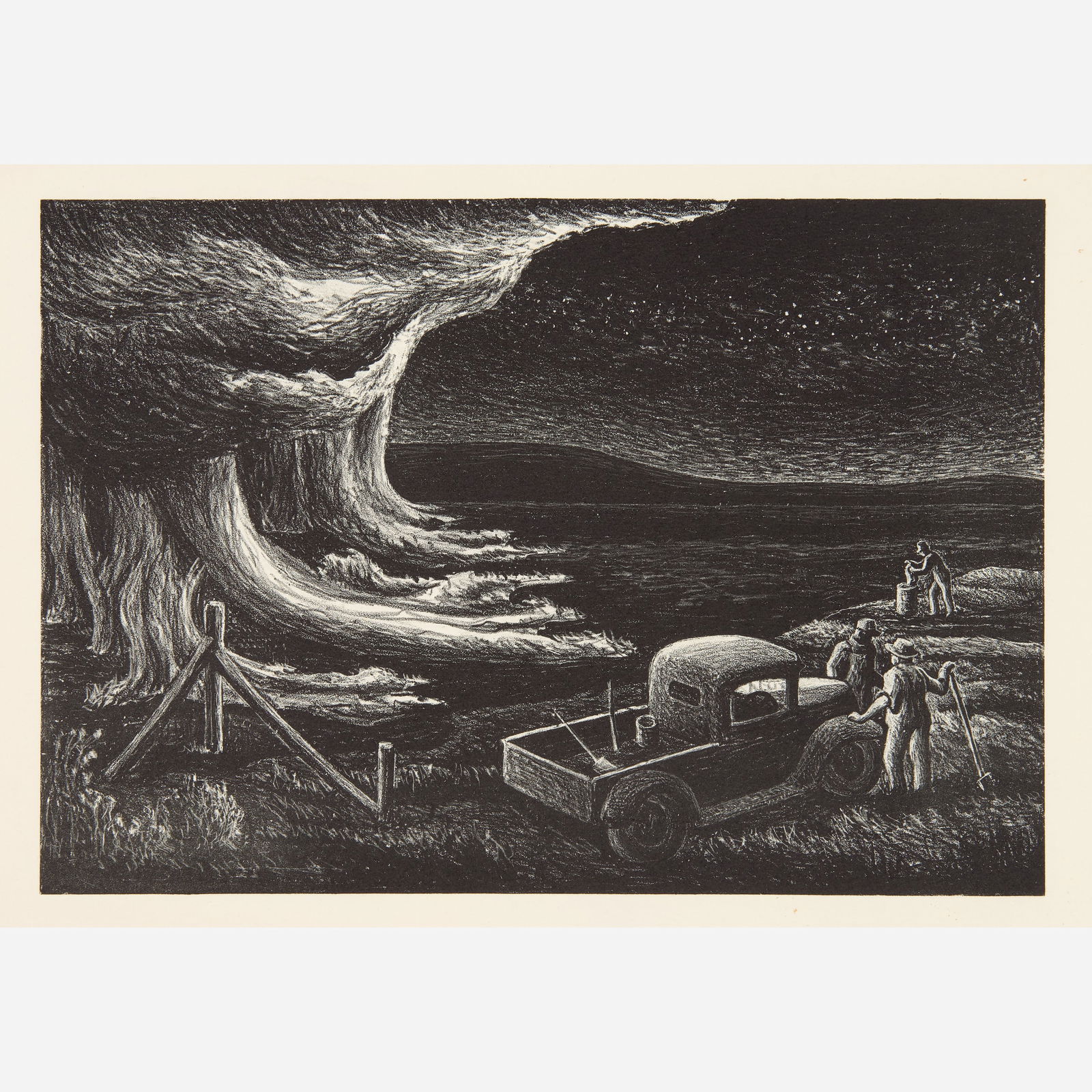 Aaron Pyle "prairie Fire" Lithograph, Unsigned Proof - Jun 21, 2025 ...