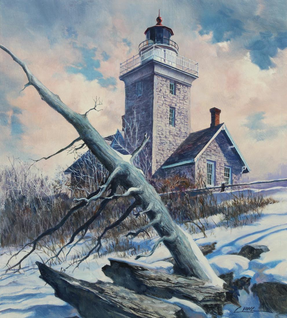 Dennis Lyall (B. 1946) "30 Mile Point" - May 17, 2020 | Helmuth Stone ...